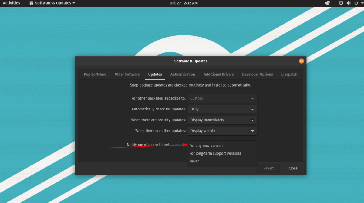 How to upgrade to Pop_OS 20.10