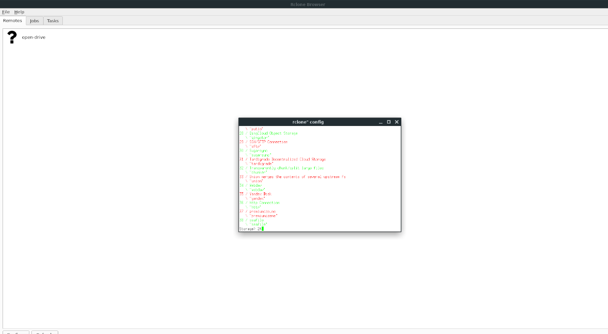 How to set up Rclone Browser on Linux