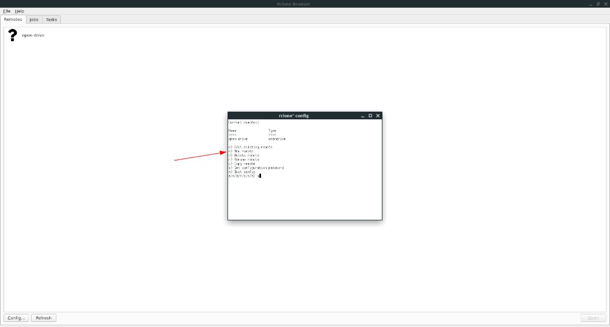 How to set up Rclone Browser on Linux