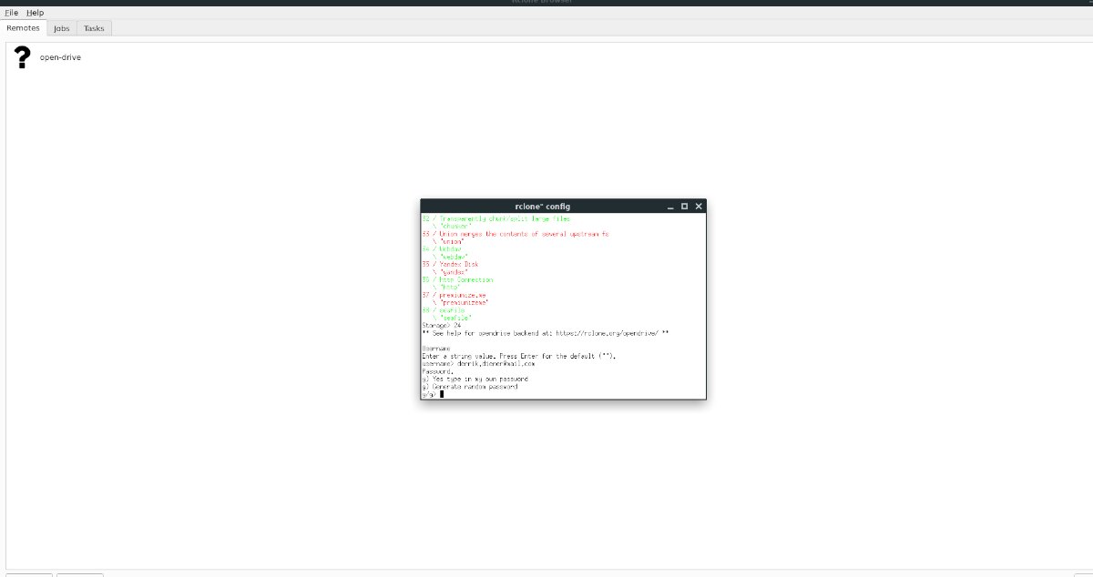How to set up Rclone Browser on Linux