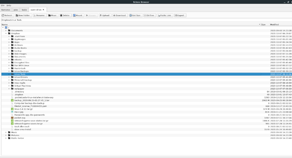 How to set up Rclone Browser on Linux