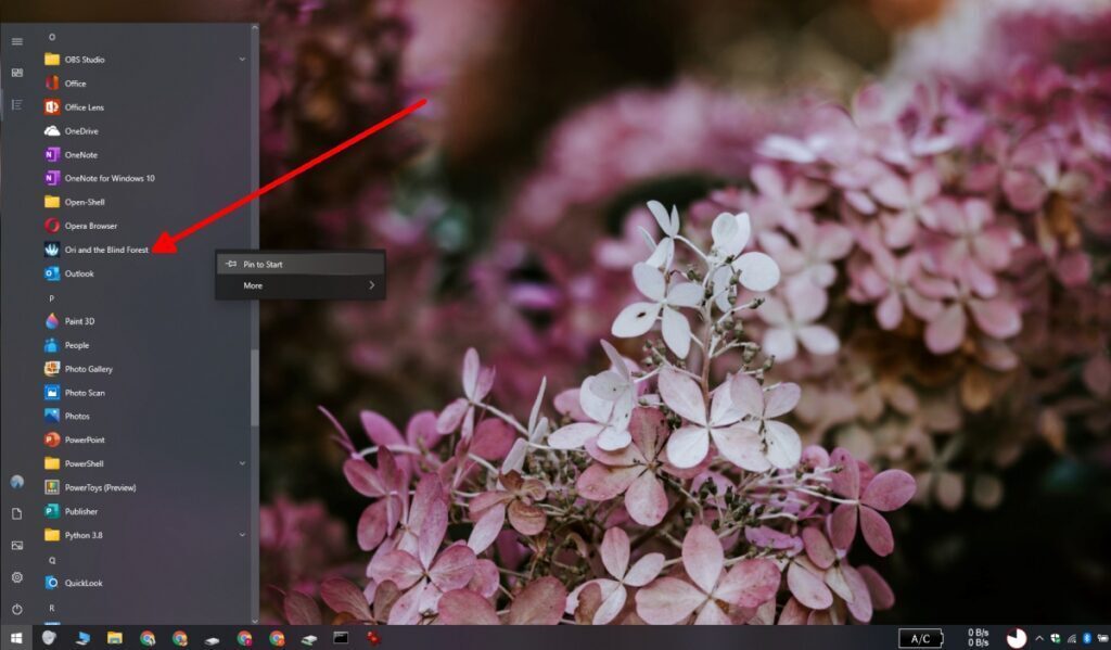 How to add Steam games to the Start Menu on Windows 10