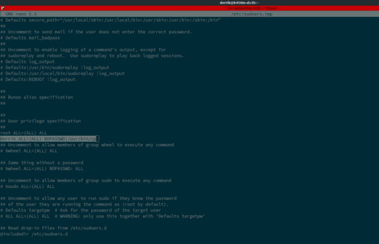 How to run the sudo command without a password