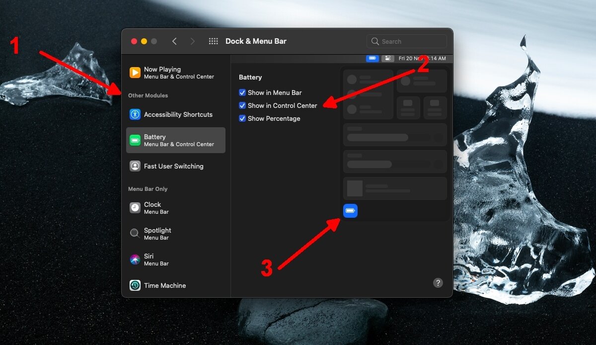 How to customize the Control Center on macOS Big Sur