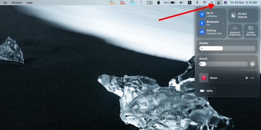 How to customize the Control Center on macOS Big Sur