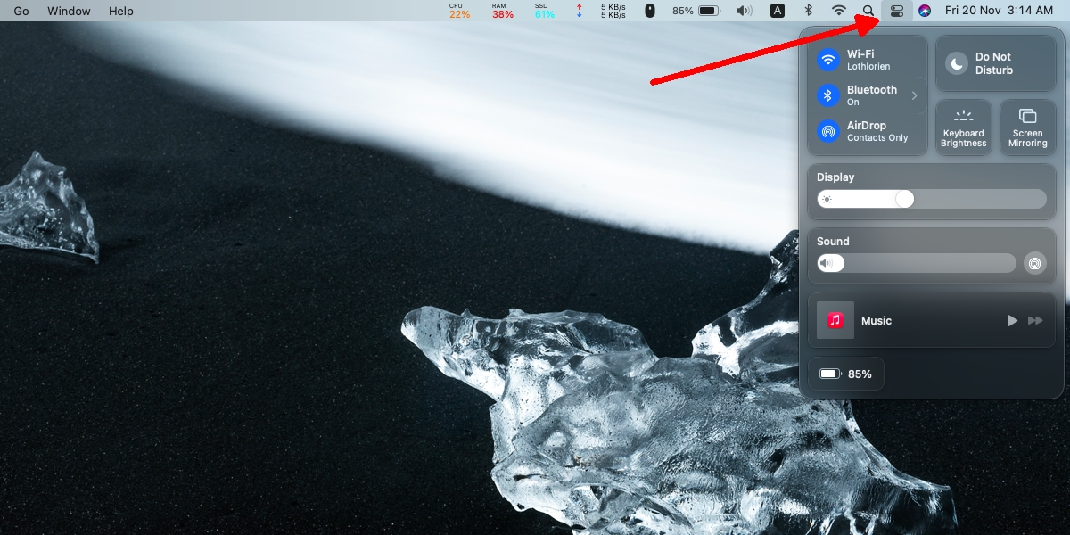 How to customize the Control Center on macOS Big Sur