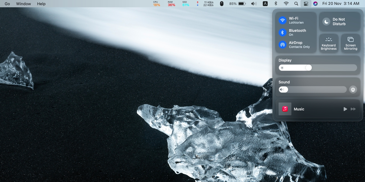 How to customize the Control Center on macOS Big Sur