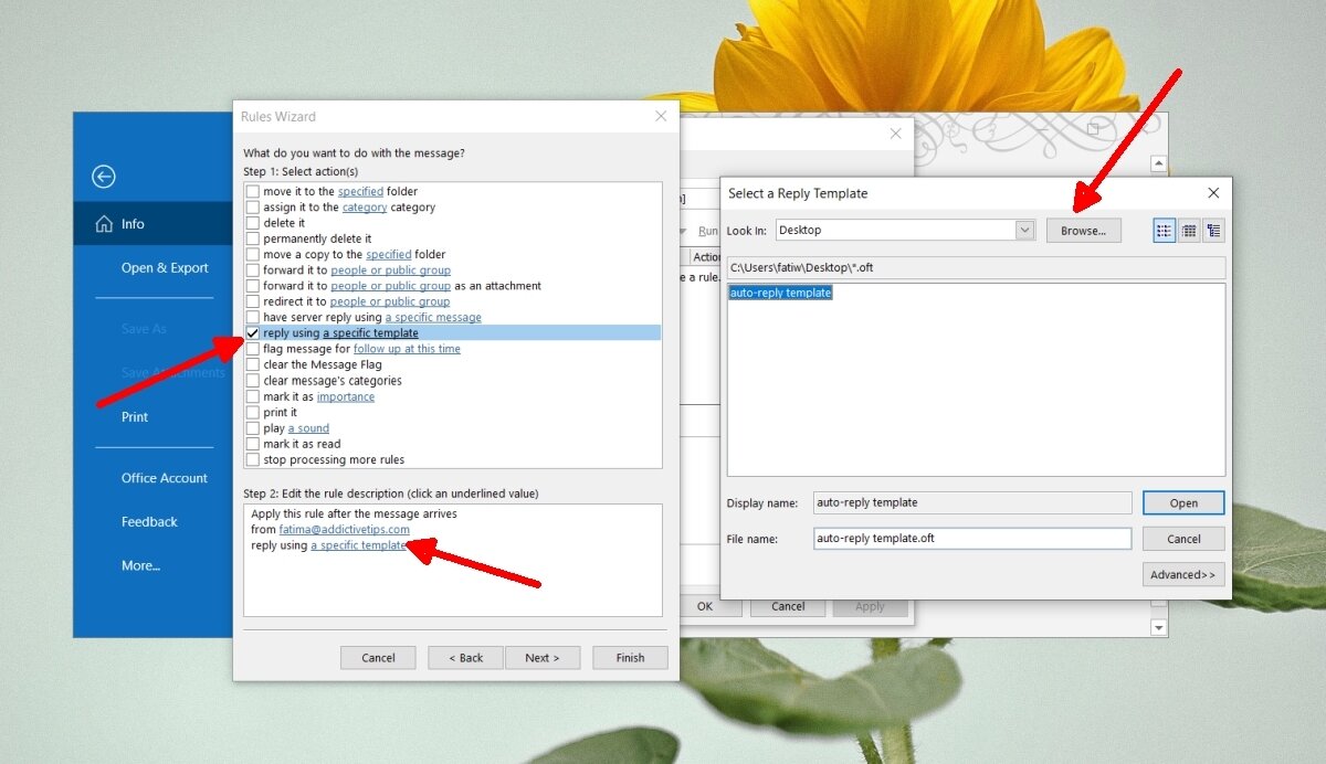 How to send a custom auto-reply from Outlook