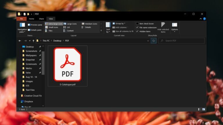 PDF Thumbnail Not Showing on Windows 10 [FIXED]