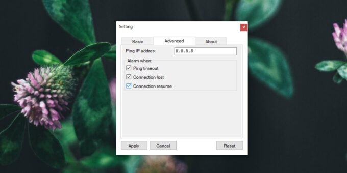 How to view ping on the system tray on Windows 10