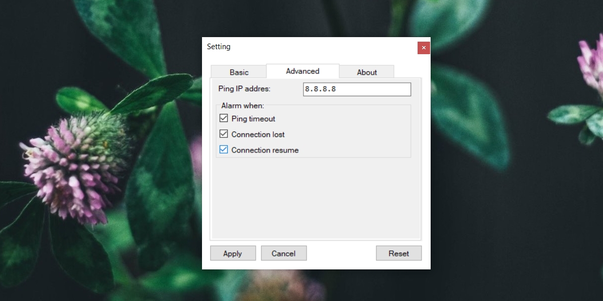 How to view ping on the system tray on Windows 10