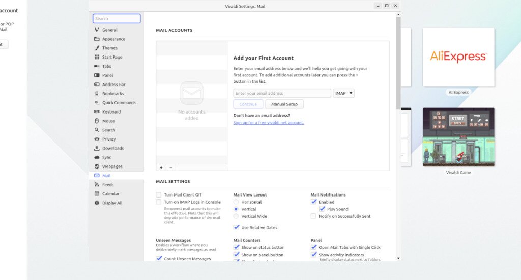 How to try out the new Vivaldi email client on Linux