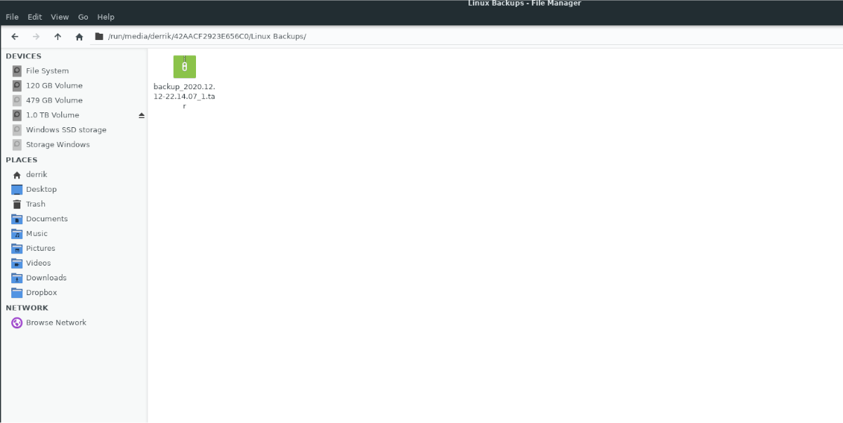 How to quickly back up your Linux home folder using Kbackup