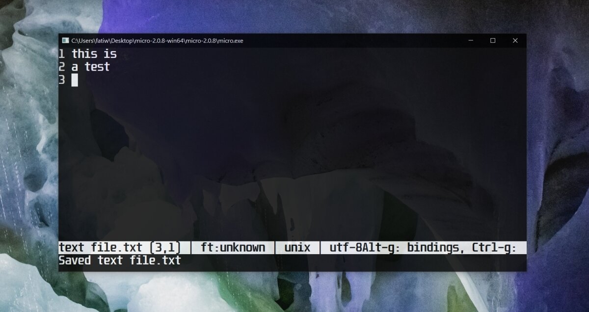 How to get line numbers in Notepad on Windows 10