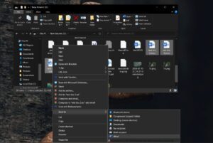 How to use Open With for multiple files on Windows 10