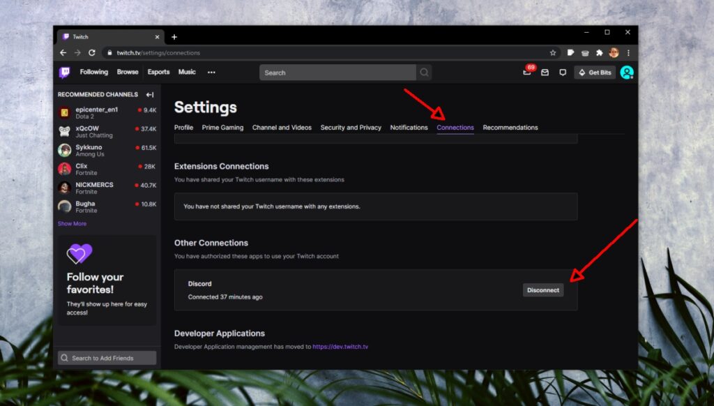 How to connect Twitch to Discord