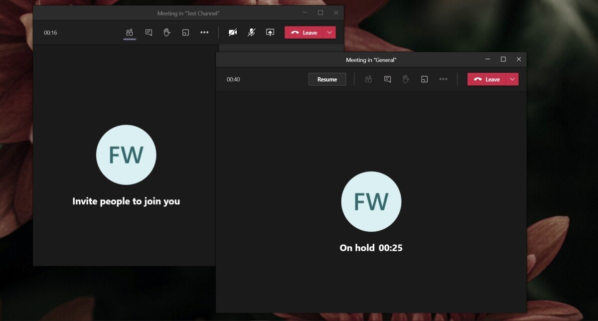 How to use the Microsoft Teams multiple windows feature