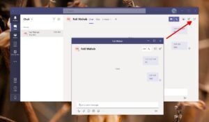 How to use the Microsoft Teams multiple windows feature