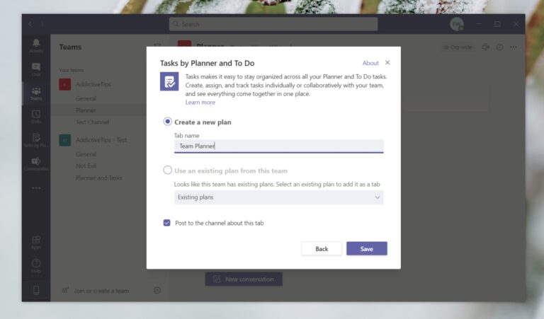 How to use the Microsoft Teams planner