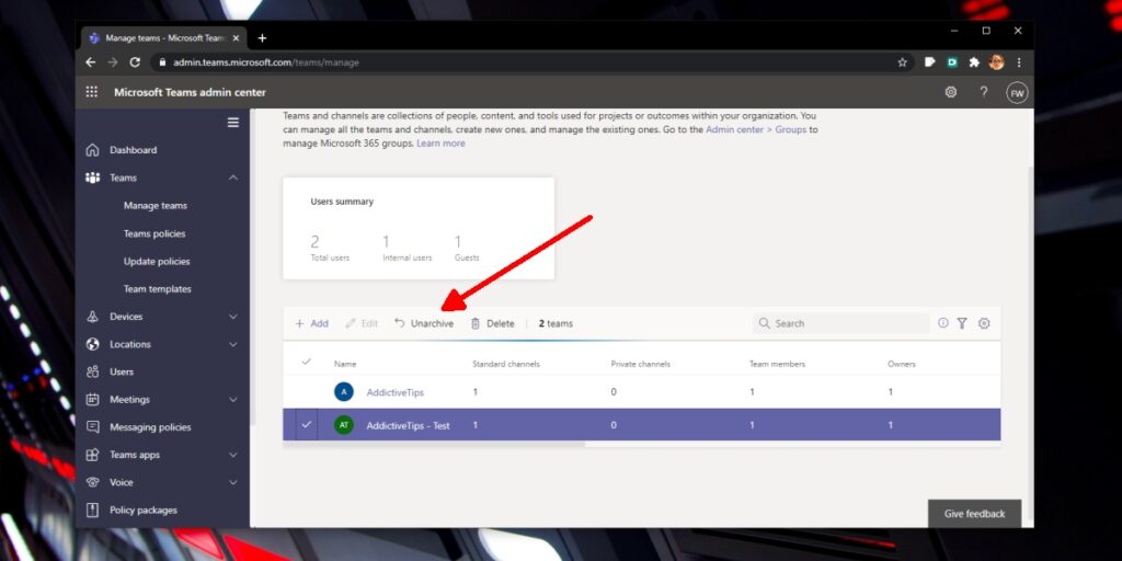 Microsoft Teams: Archive a Team, channel, conversation [Guide]