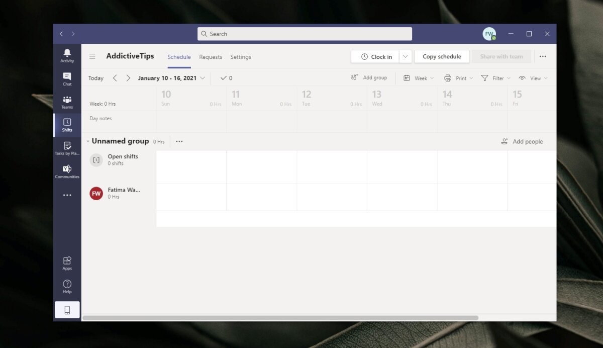 How to enable and use Microsoft Teams Shifts