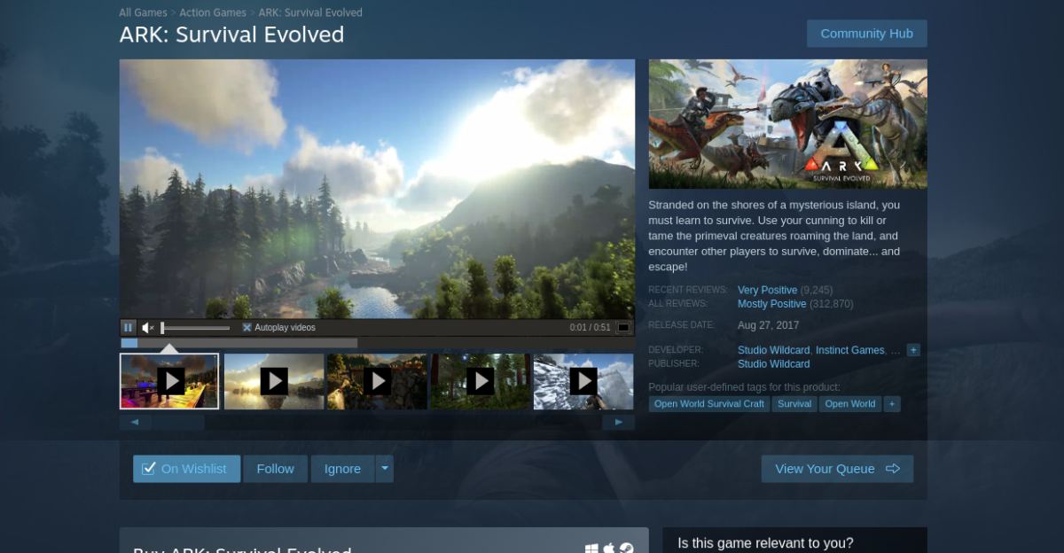 How to play ARK: Survival Evolved on Linux