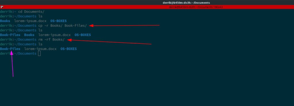 How to rename directory in Linux