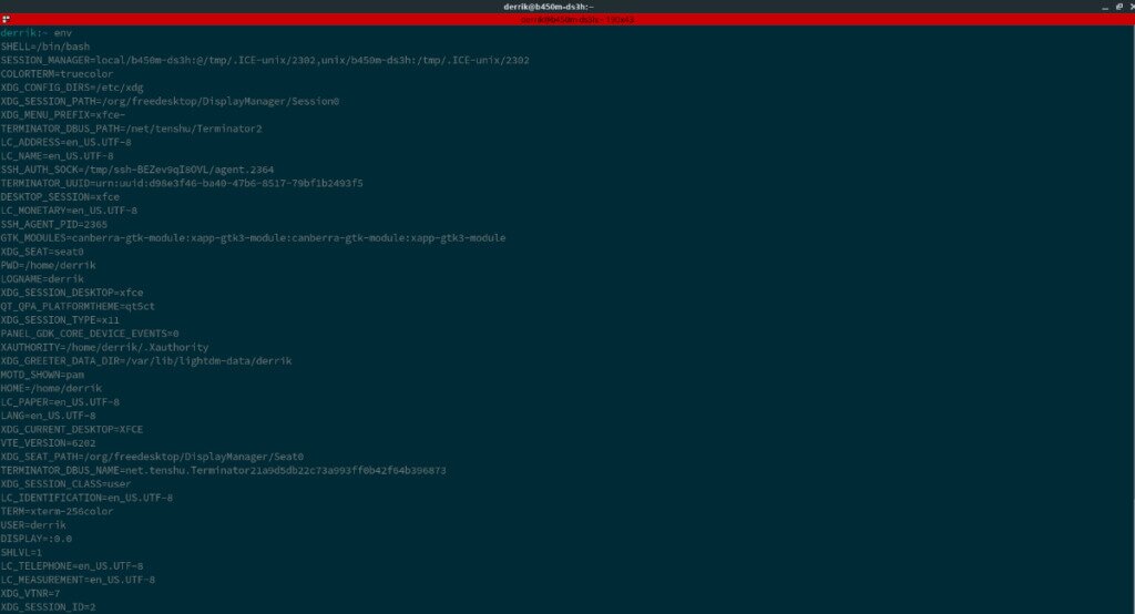 How to set Linux environment variable