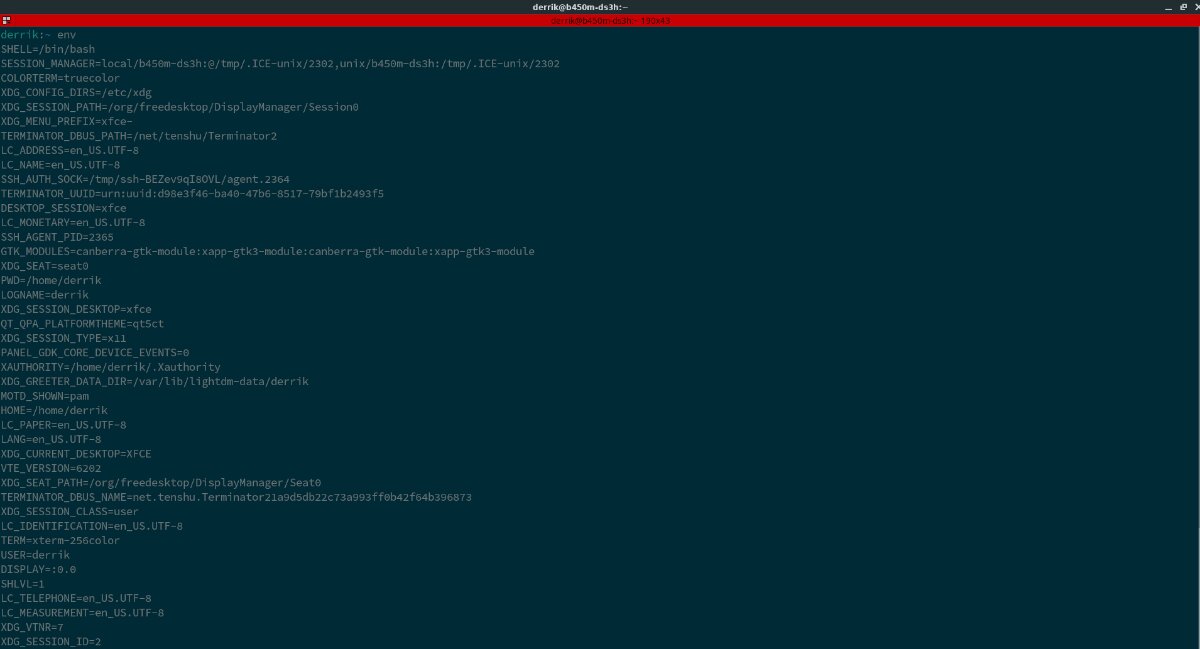 How to set Linux environment variable