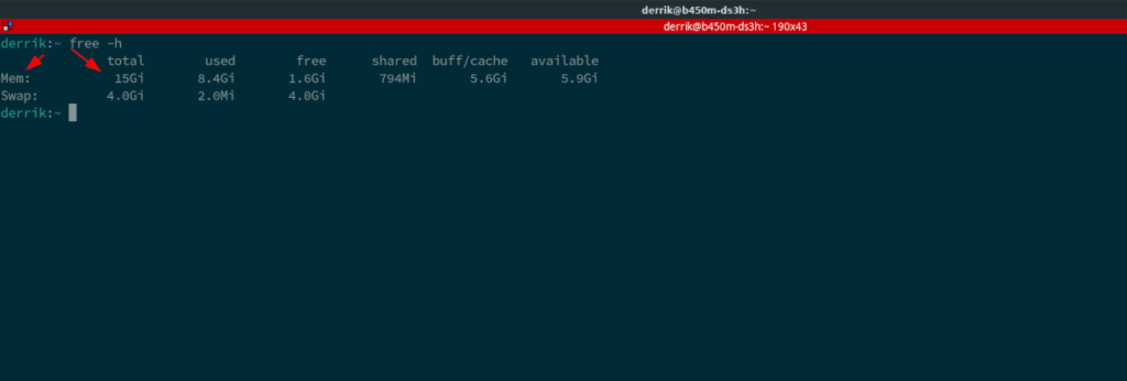 Linux: Check RAM size on a PC