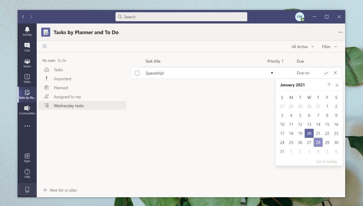 How to use Tasks in Microsoft Teams