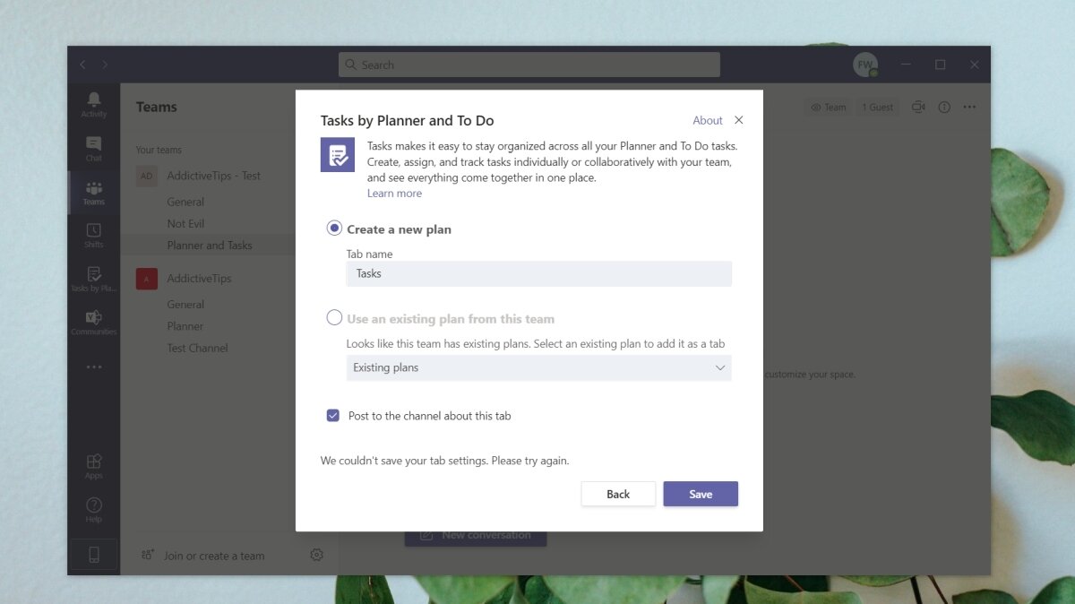 How to use Tasks in Microsoft Teams