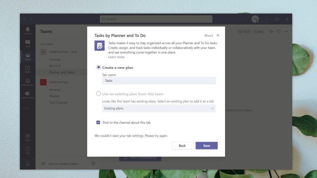 How to use Tasks in Microsoft Teams
