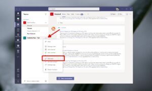 How to change name on Microsoft Teams