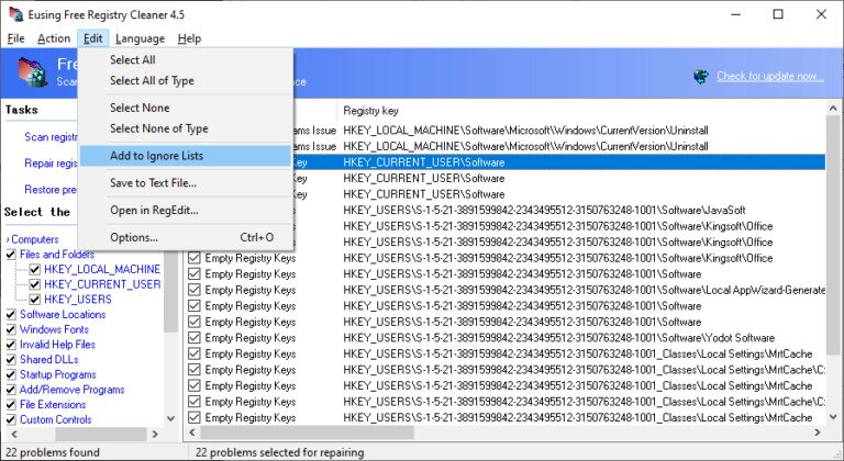 Eusing Free Registry Cleaner: Download + How to Use