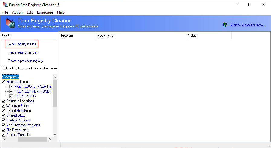 Eusing Free Registry Cleaner: Download + How to Use