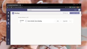 How to get a Microsoft Teams meeting link