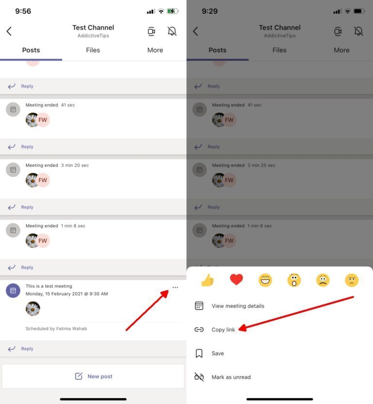 How to get a Microsoft Teams meeting link