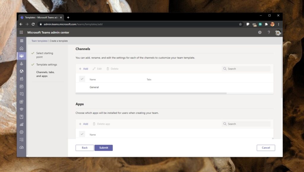 How to use a Microsoft Teams template