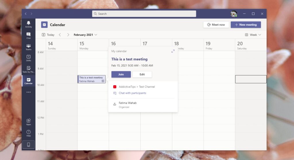 How to get a Microsoft Teams meeting link