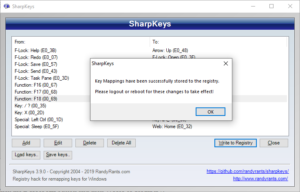 SharpKeys Download and Install for Windows 10