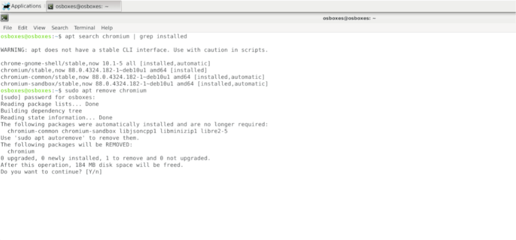 Debian: uninstall package [Guide]