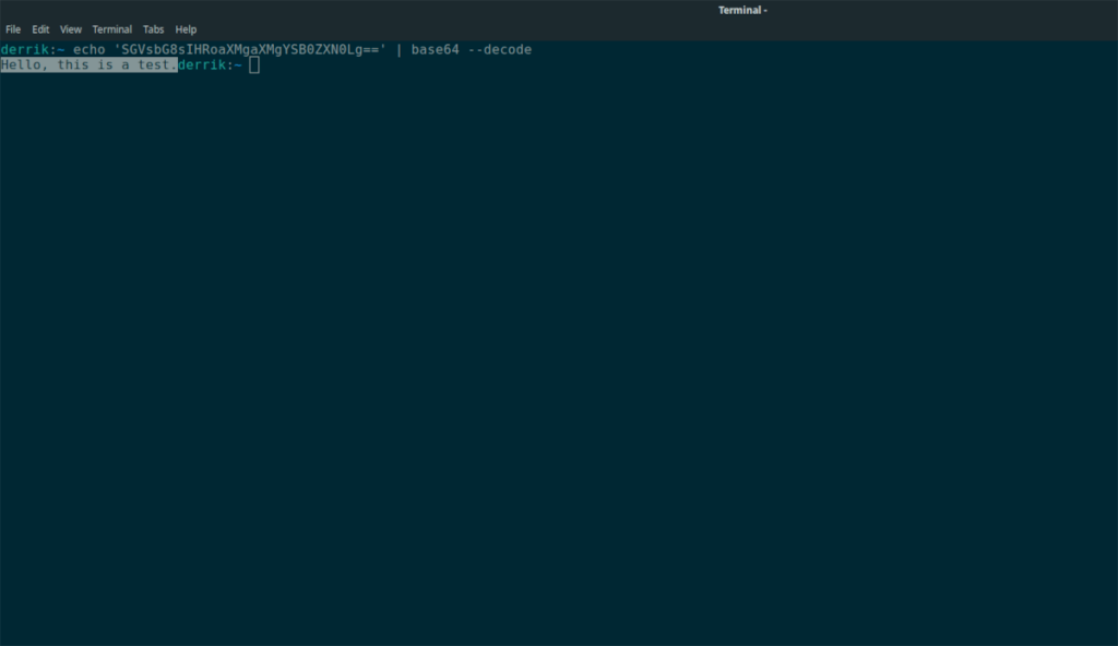 How to: Base64 decode on Linux