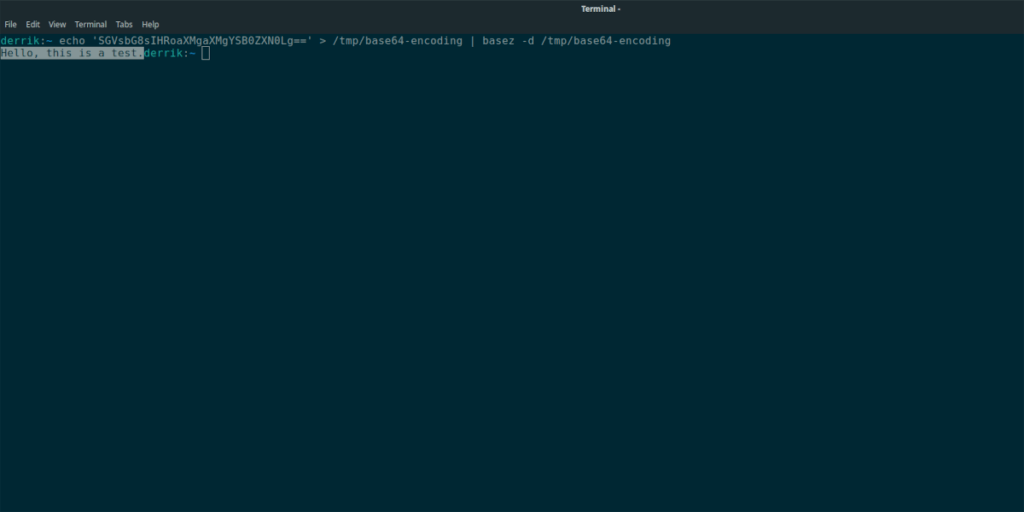 How to: Base64 decode on Linux