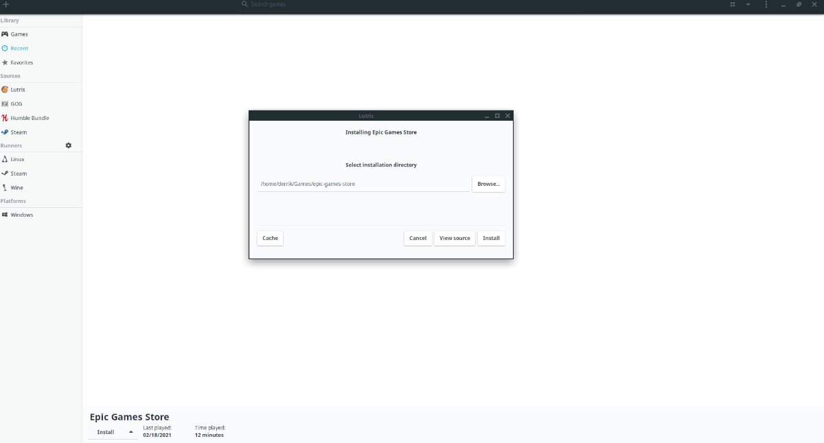 How to use the Epic Store on Linux