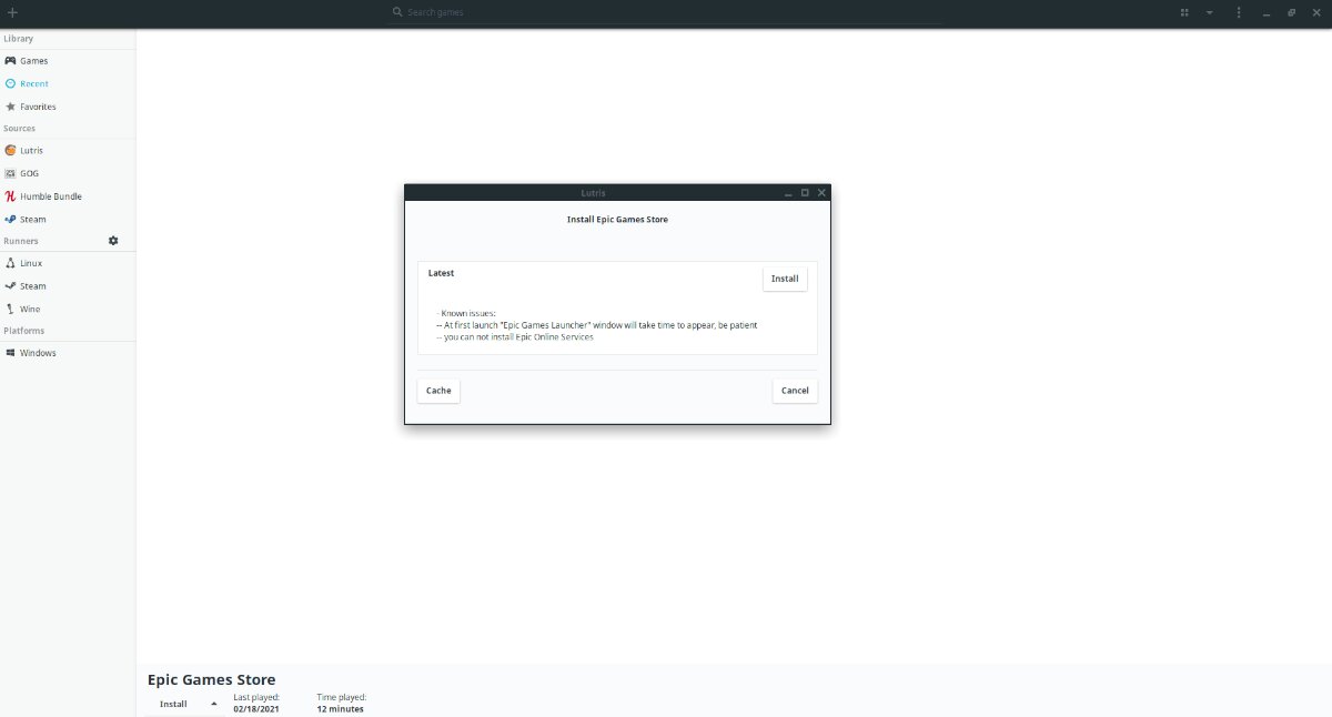 How to use the Epic Store on Linux