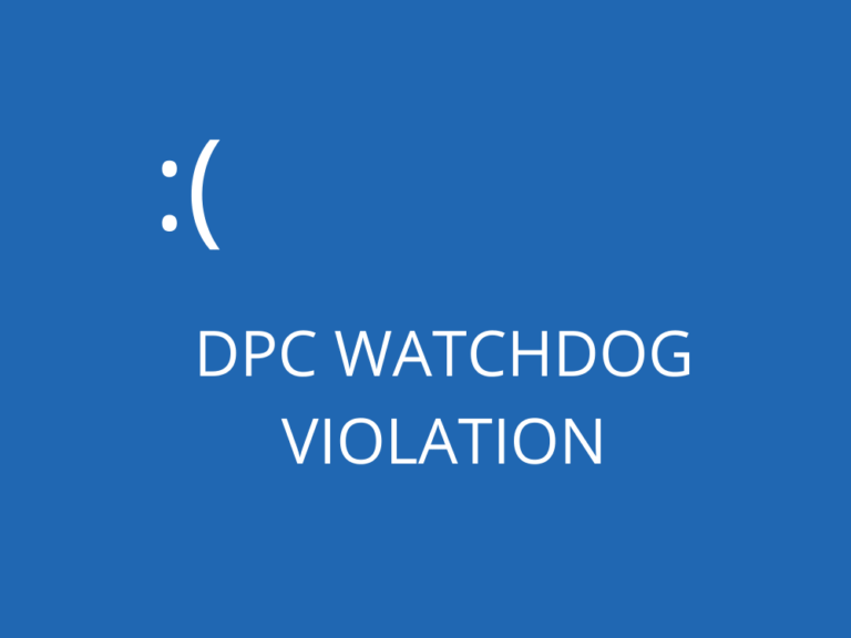 FIX the DPC WATCHDOG VIOLATION Error | Working Solutions | 2022