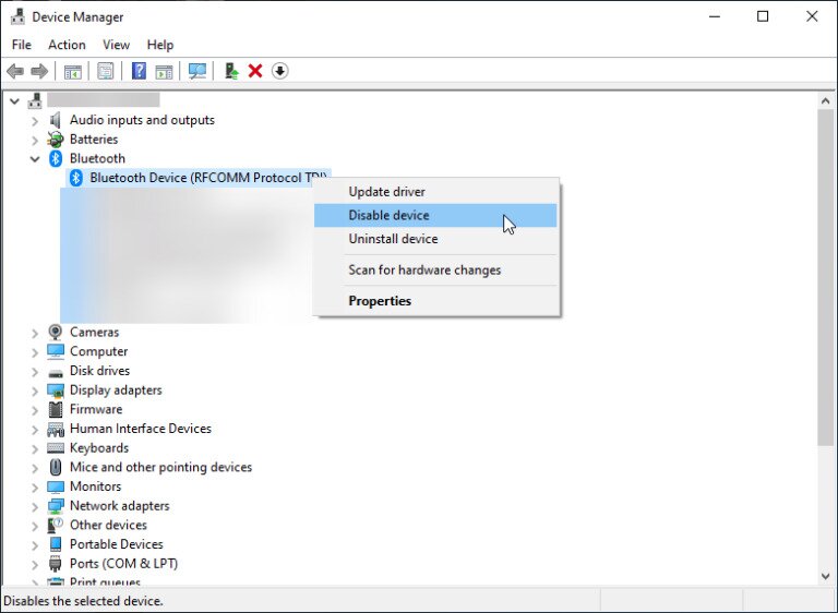 How to Turn Off Bluetooth on Windows 10 (Disable Bluetooth)