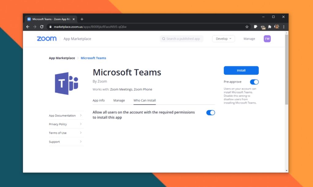 How to set up and use the Microsoft Teams Zoom app