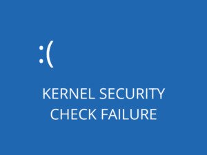 Stop Code KERNEL SECURITY CHECK FAILURE (Windows 10) - Fixed